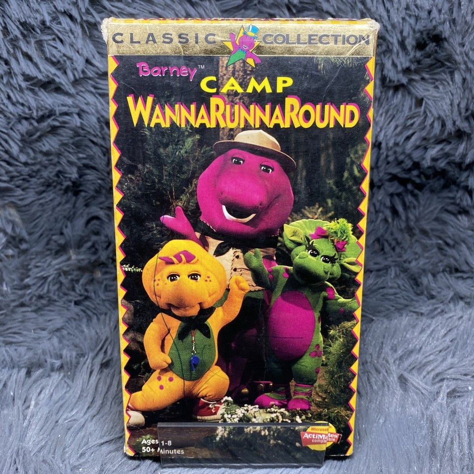 Barney's Barney Camp WannaRunnaRound Classic Collection VHS 1997 ...