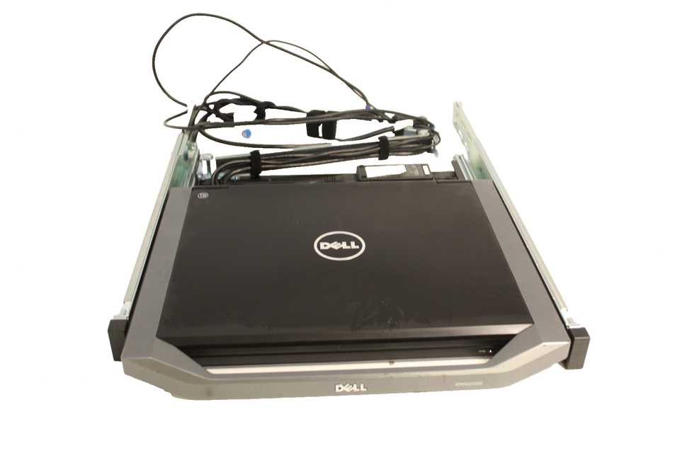 Dell 18.5" LED TFT KMM Rack Monitor Keyboard Console DKMMLED185-201 ...