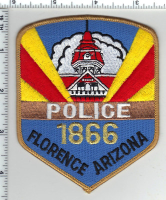 Florence Police (Arizona) 2nd Issue Shoulder Patch | eBay