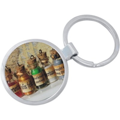 Wizard Potion Bottles Keychain - Includes 1.25 Inch Loop for Keys or ...