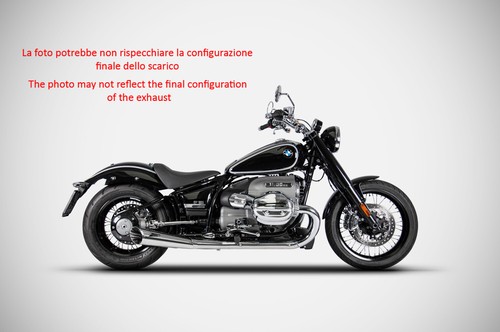 DOUBLE SILENCER EXHAUST ZARD R18 STAINLESS POLISH STEEL EURO5 BMW R18 ...