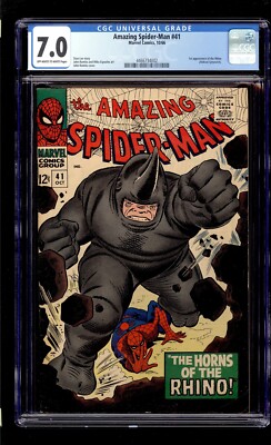 Amazing Spider-Man #41 1966 CGC 7.0 FN/VF OW/W High Definition Scans ...