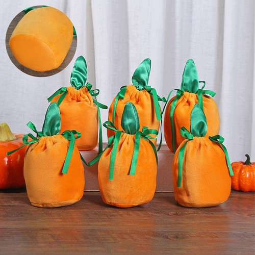 Pumpkin Candy Bag String Bag Halloween Packing Decoration Trick or ...