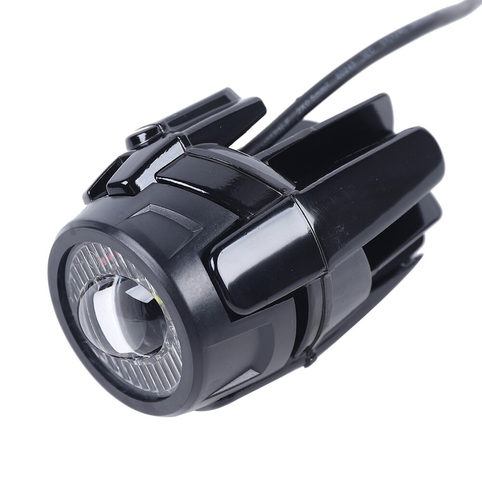 Pair LED Fog Lamps Front Lights L+R For Universal Motorcycle BMW ...