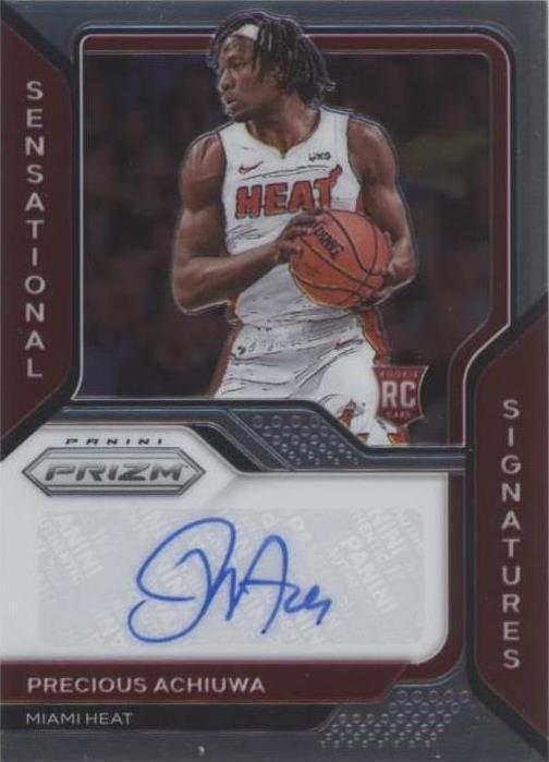 2020-21 Panini Prizm - Sensational Signatures Precious Achiuwa #SS-PAH ...