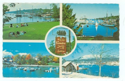 Camden, Maine, The Four Seasons of Camden Harbor (CamdenME29 | eBay