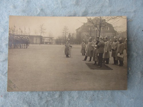 WWI Imperial German Army Photo Post Card High Ranking Officers at ...