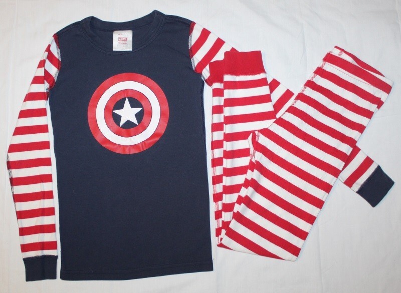 Boys HANNA ANDERSSON Captain Marvel 2 piece pajamas Size 10 | eBay