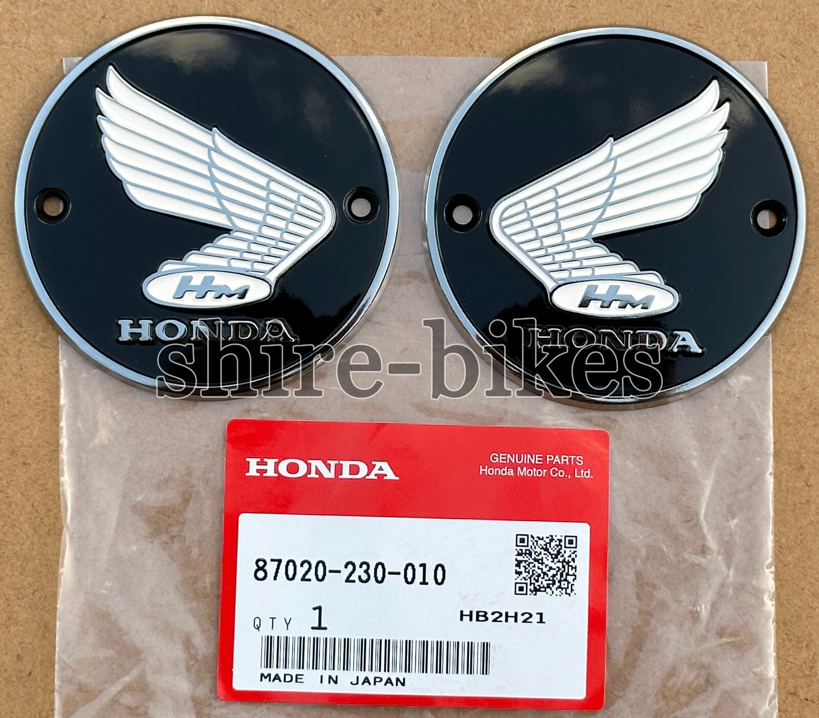 NEW Honda Tank Badges (Pair) Honda CD175 ENGLAND K4 K5 A4 A5 & CD125 K4 ...