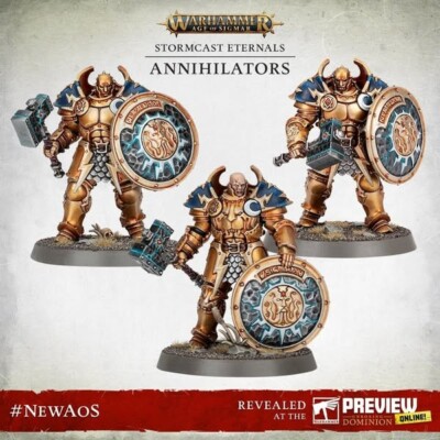 Annihilators x3 - Stormcast Eternals - Unboxed Dominion - AOS | eBay