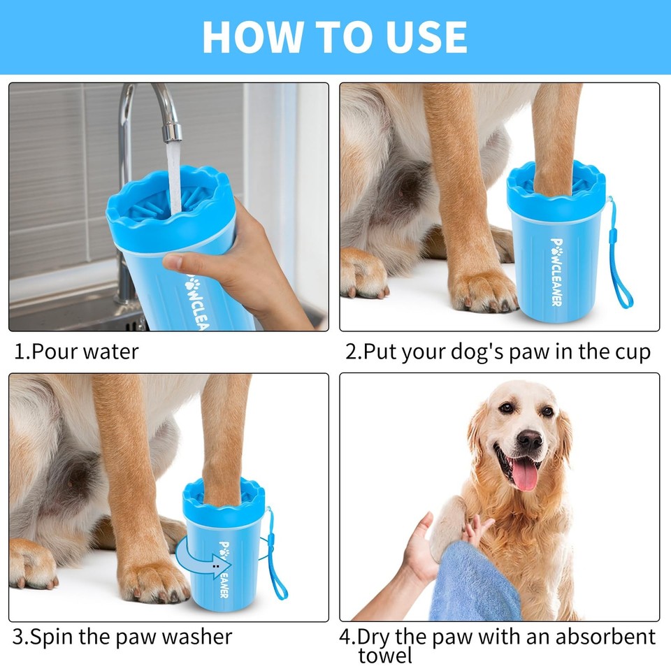 Dog Paw Cleaner Dog Paw Washer Paw Muddy Paw Cleaner Pet Foot Cleaner ...