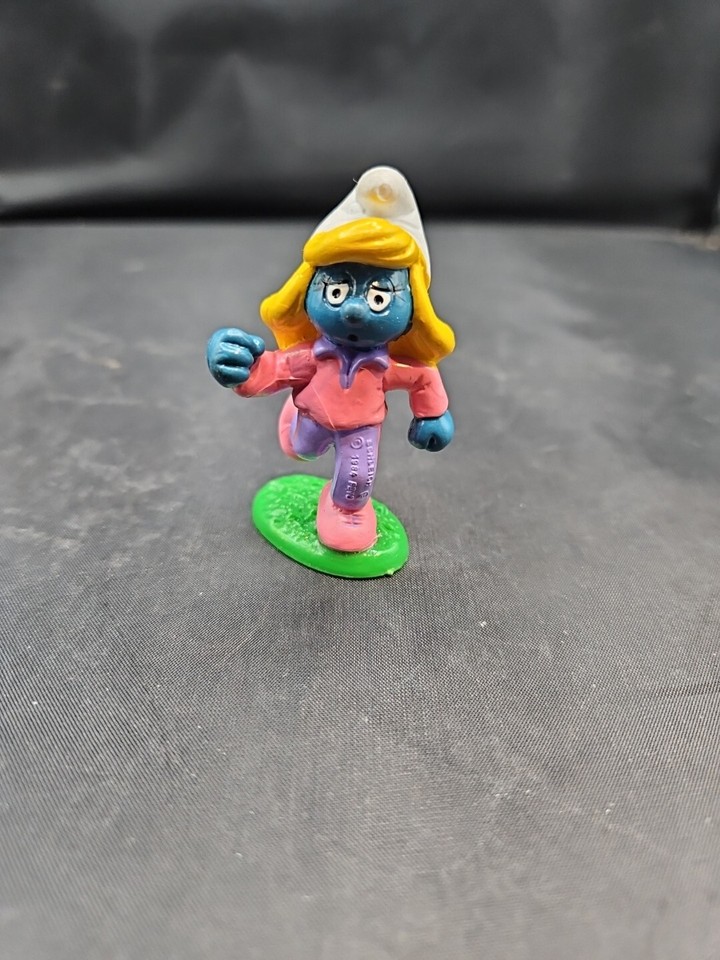 Smurfs Jogging Smurfette Smurf Pink Running Suit Vintage Peyo Jogger ...
