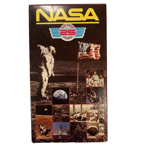 NASA The First 25 Years VHS Video Tape Goodtimes Space Shuttle Moon ...