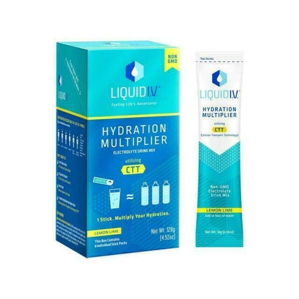 Liquid Iv Hydration Multiplier Electrolyte Drink Mix 0.56oz - Lemon ...