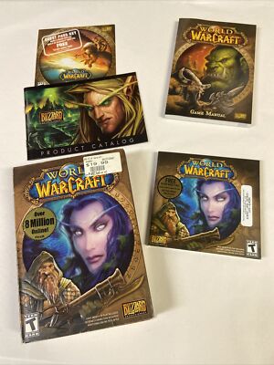 World Of Warcraft Original Box - PC Game, Blizzard Complete Good ...