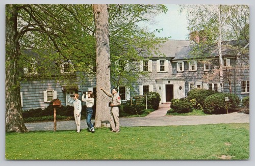 Sharon Audubon Center Route 4 Connecticut CT Chrome Postcard Vtg Posted ...