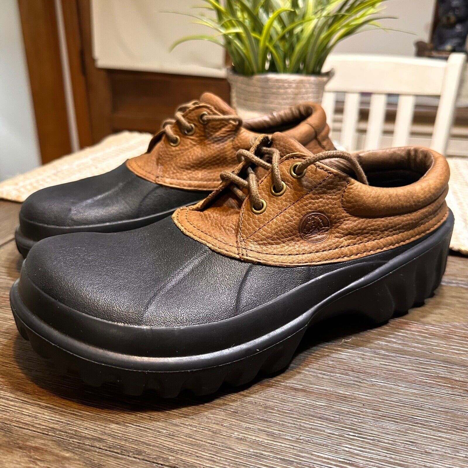 Rare Crocs Duck Axel All Terrain Island Leather / Rub… - Gem