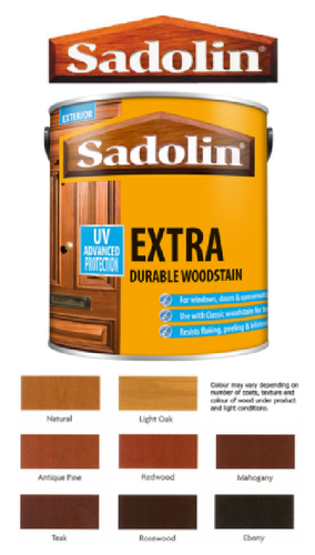 Sadolin Extra Durable Woodstain Exterior Softwood Hardwood Wood stain ...