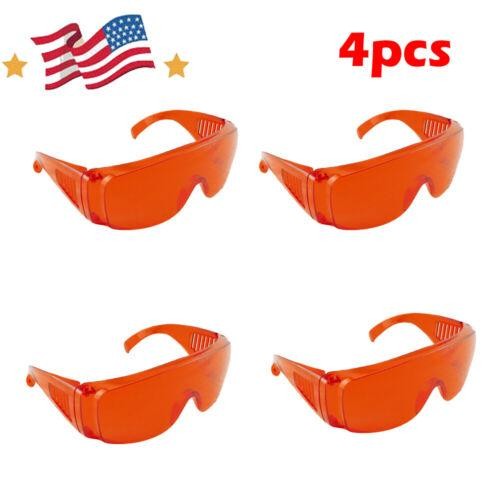 4Pc Safety Glasses Dental Lab Protective Eyewear Goggles FDA Approved ...