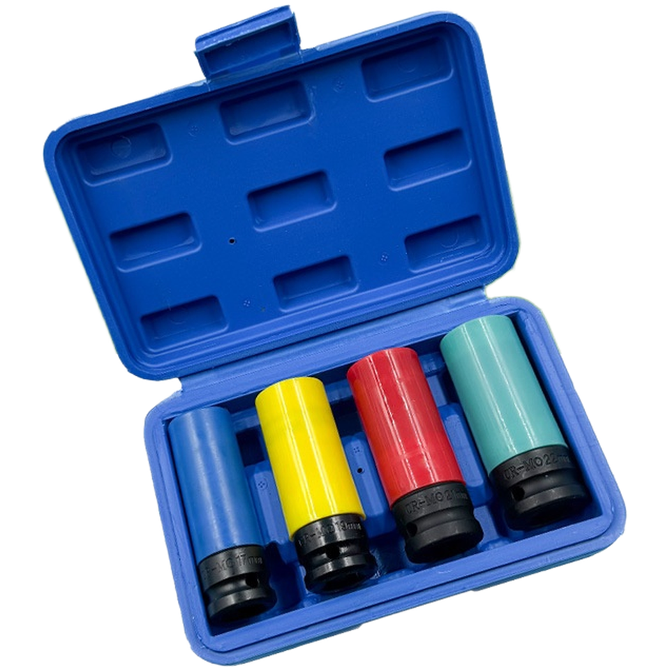 Tire Socket Set Lug Nut Tool Chrome Vanadium Steel (CR-V) Aluminum ...