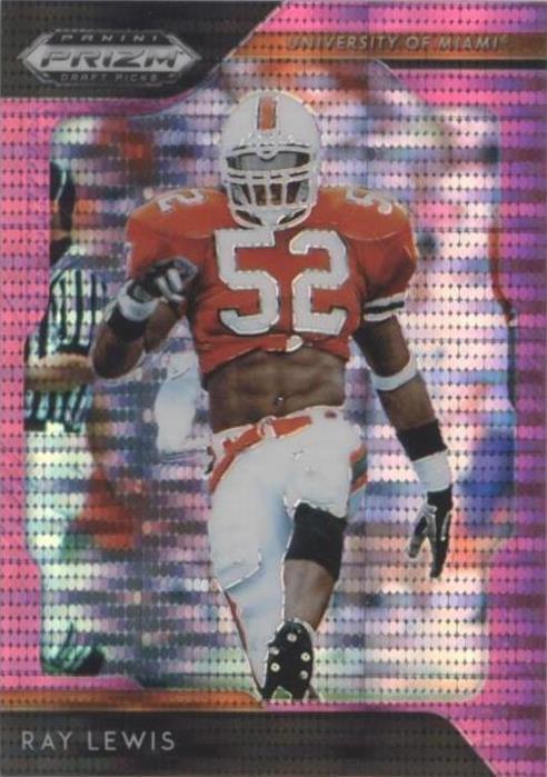 2019 Panini Prizm Draft - Ray Lewis #77 Pink Pulsar Prizm for sale ...
