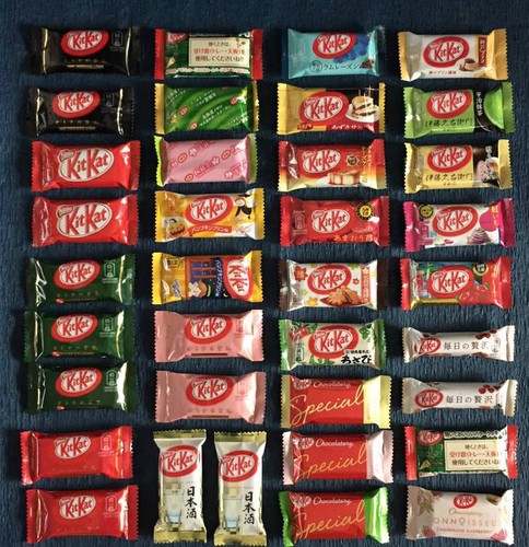 37pc KitKat Variety Set -20-25 flavours- Japanese Chocolate Kit Kat ...