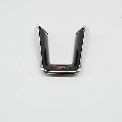 AUDI A6 C8 Steering Wheel S Emblem Trim 4K0419689DINZ NEW GENUINE | eBay