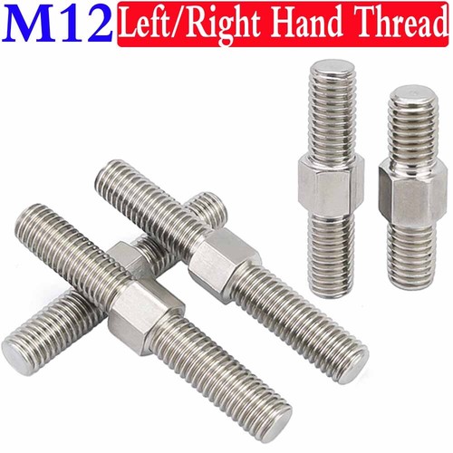 M12 - 1.75 Stainless Steel Left Right Hand Double End Thread Studs ...
