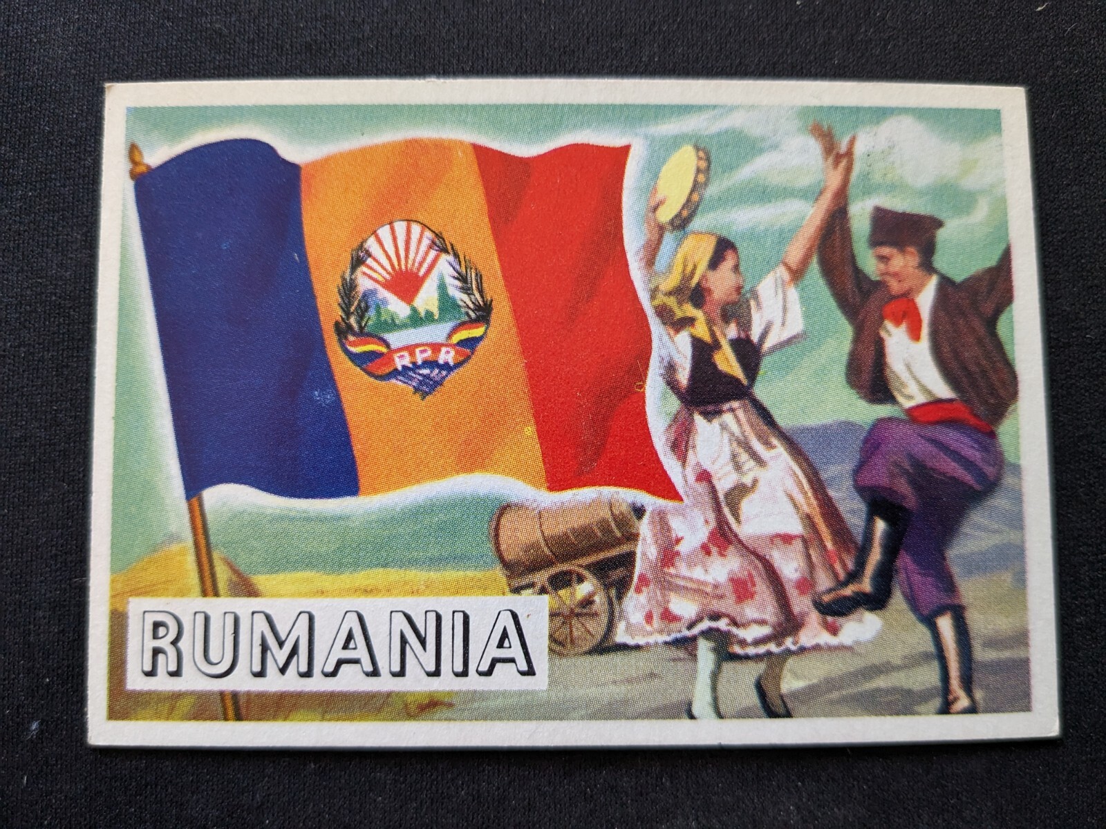 1956 Topps Flags of the World Card # 31 Rumania (EX) | eBay