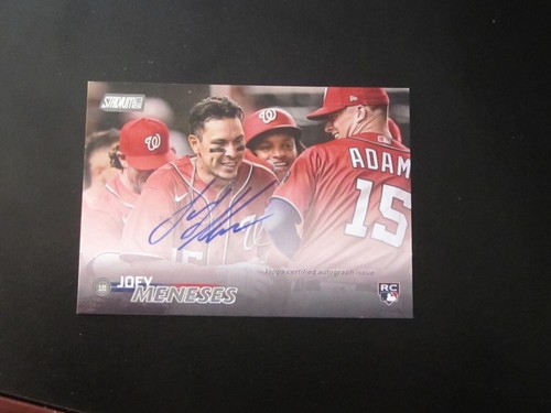 2023 TOPPS STADIUM CLUB AUTOGRAPH CARD JOEY MENESES WASHINGTON ...