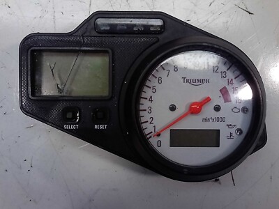 2005 TRIUMPH SPEED FOUR SPEEDOMETER GAUGES TACH 22,888 MILES STOCK OEM ...