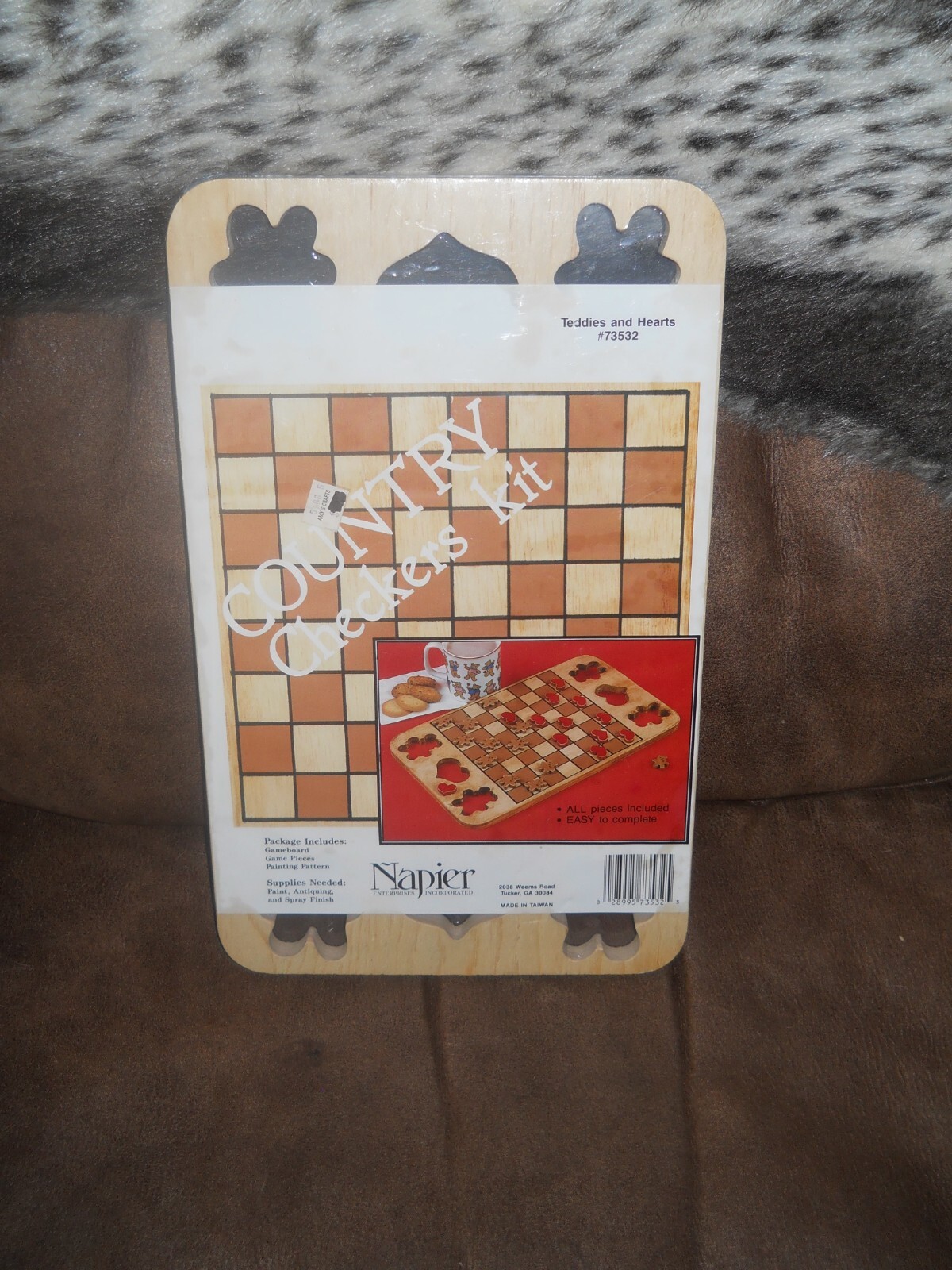 NAPIER ENTERPRISES TEDDIES AND HEARTS COUNTRY CHECKER KIT #73532 | eBay