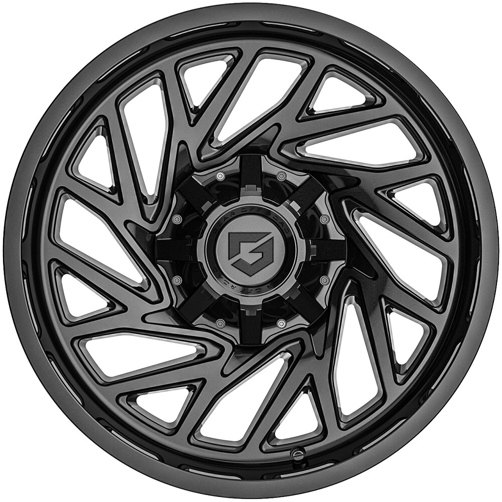 (Set of 4) Gear 769B Sequence 20x10 8x6.5"/8x170 -19mm Gloss Black ...