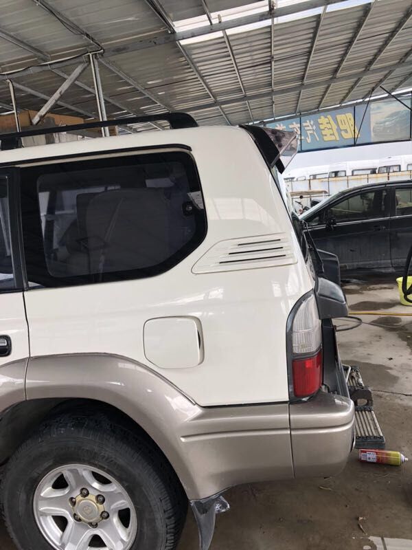 Rear Spoiler Sun Rain Visor Window Shield For Toyota Land Cruiser LC80 ...