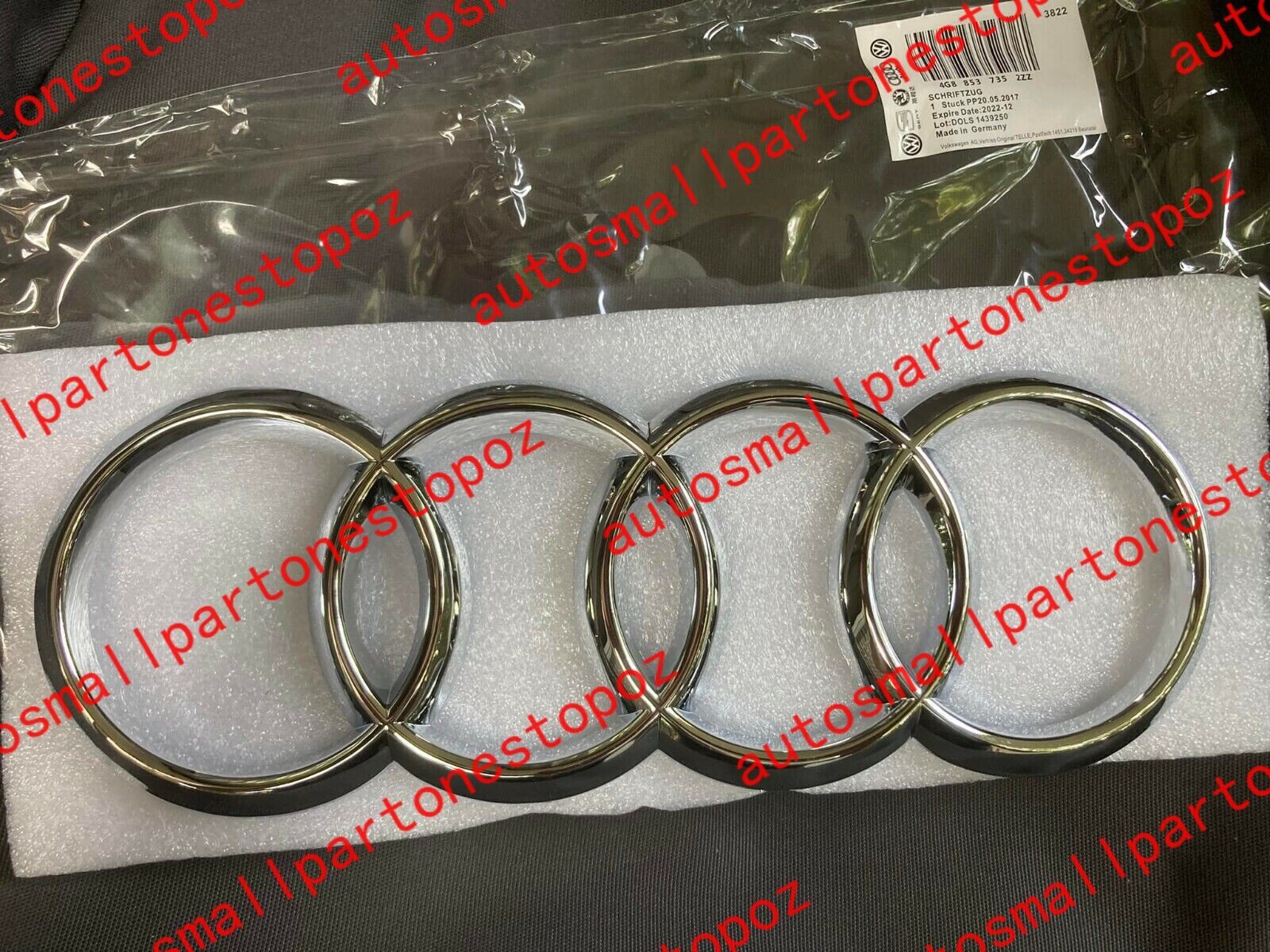 Audi S3 RING RINGS Front Rear Chrome Badge Emblem S3 COMBO | eBay Australia
