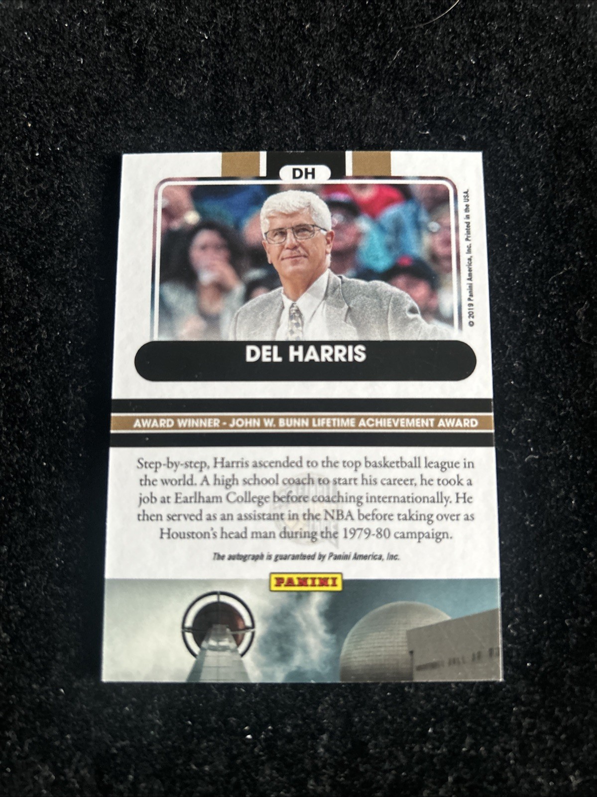 2025 Panini National Silver Pack Hall Of Fame Autograph Del Harris Card ...