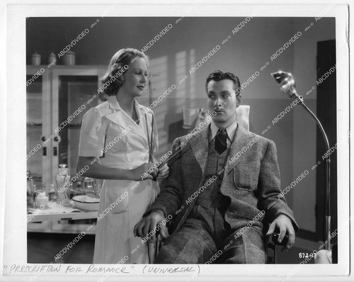 o4894 1937 orig photo Wendy Barrie, Kent Taylor exam room film ...