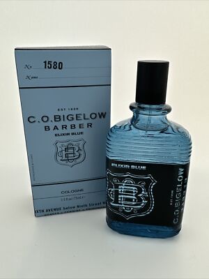 C.O. Bigelow Barber Elixir Blue No.1580 Cologne 2.5oz / 75mL for MEN | eBay