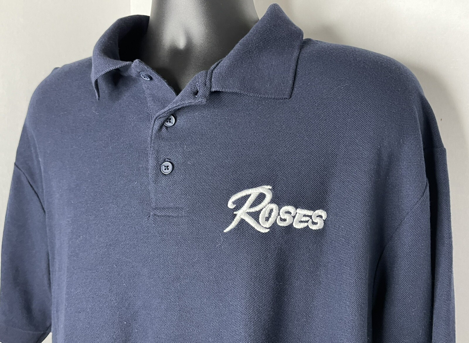 ROSE'S DEPARTMENT STORE EMPLOYEE BLUE POLO SHIRT, SIZ… - Gem