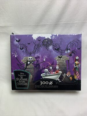 Disney Jigsaw Puzzle Tim Burtons Nightmare Before Christmas 300 Piece ...
