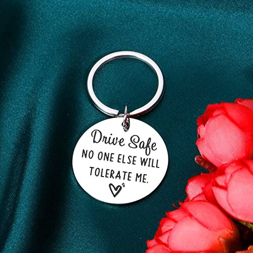 Drive Safe Keychains for Boyfriend Gifts from Girlfriend Cute Christmas ...