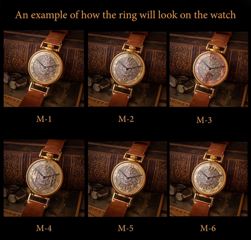 Personalized watch, Aztec calendar MARRIAGE WATCH 1980s. Vintage watch ...