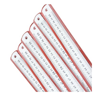 30/50/60cm Ruler Anti-rust Precise Stainless Steel Ruler Supplies Mini ...