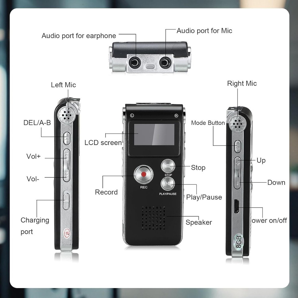 3-Piece Ghost Hunting Kit: EVP Recorder, EMF Detector & Spirit ...