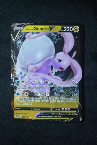 Hisuian Goodra V 135/196 Lost Origin Holo Rare V | eBay