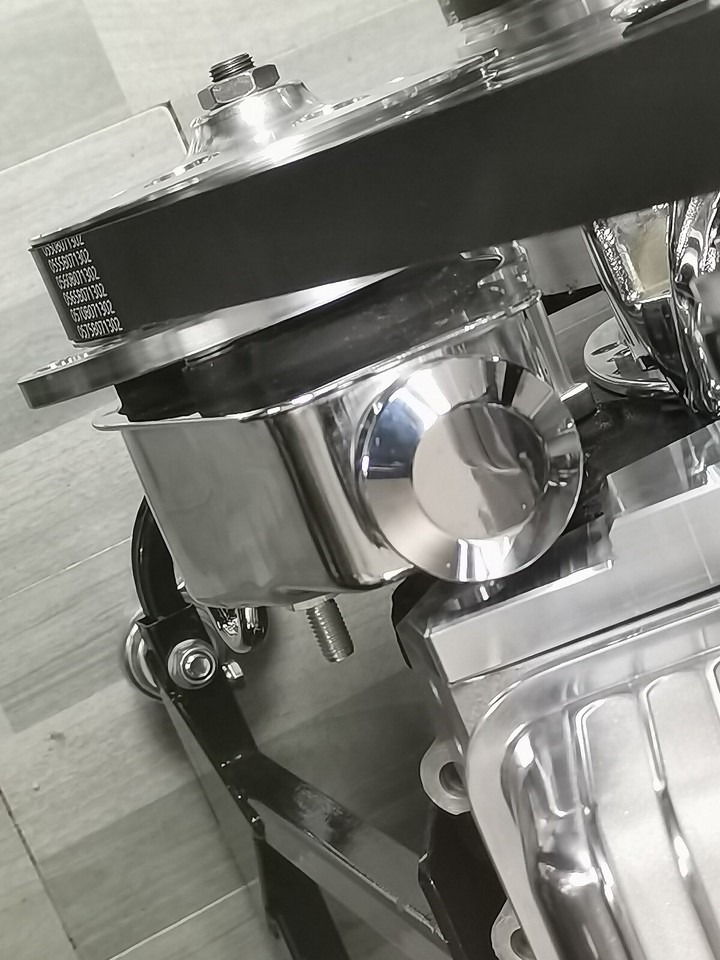 SBC LWP Serpentine System Pully Kit 8 Rib Small Block Chevy 283 350 400 ...