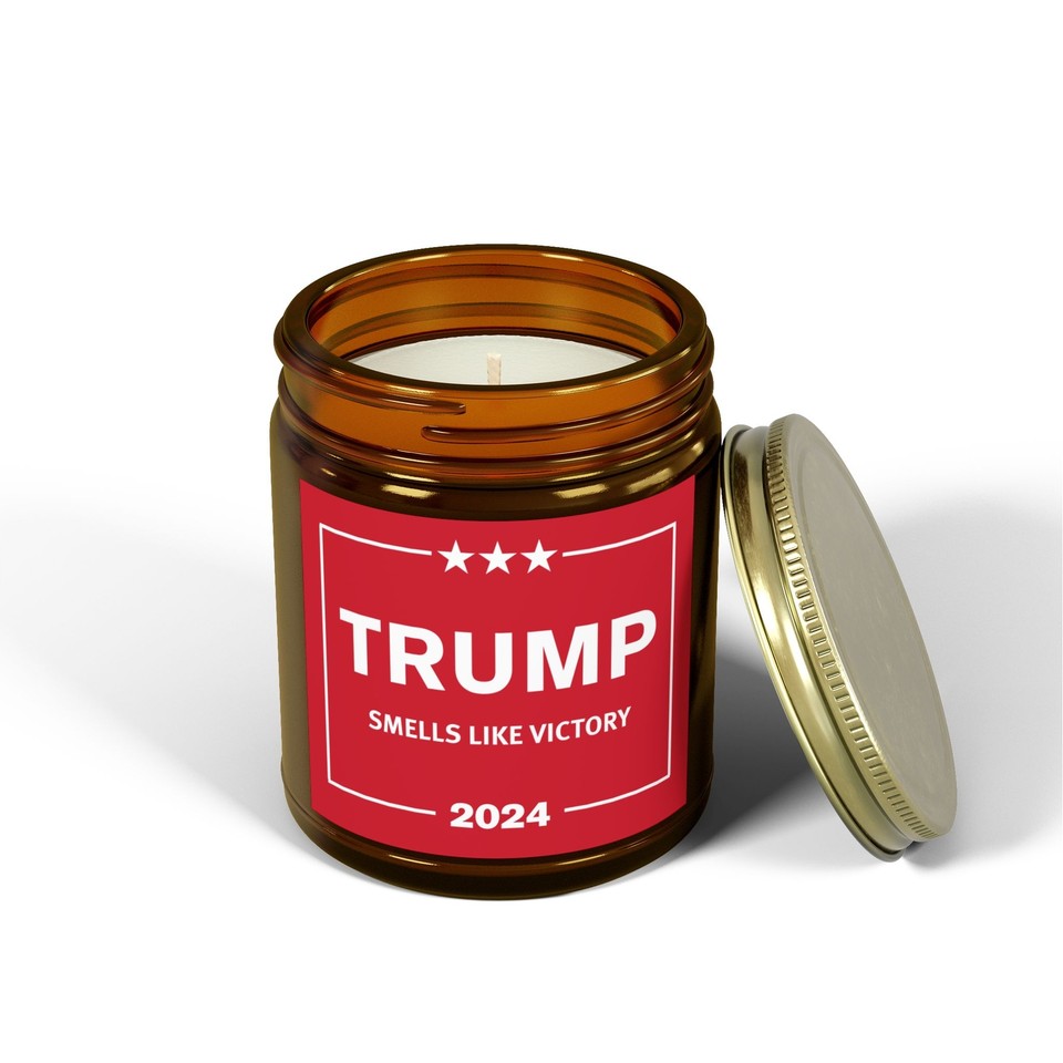 Trump Scented Candles, Smells Like Victory 2024 Candle, Funny Gift ...