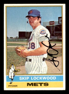 1976 Topps Baseball #166 Skip Lockwood Signed Autograph (no COA) *e1 | eBay