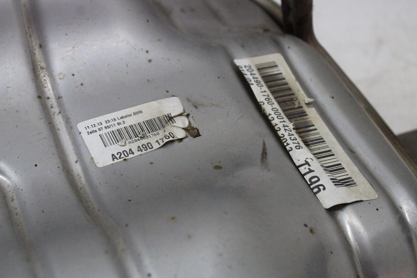 2014 MERCEDES GLK350 LEFT EXHAUST MUFFLER & PIPE A204 490 1760 OEM 13 ...