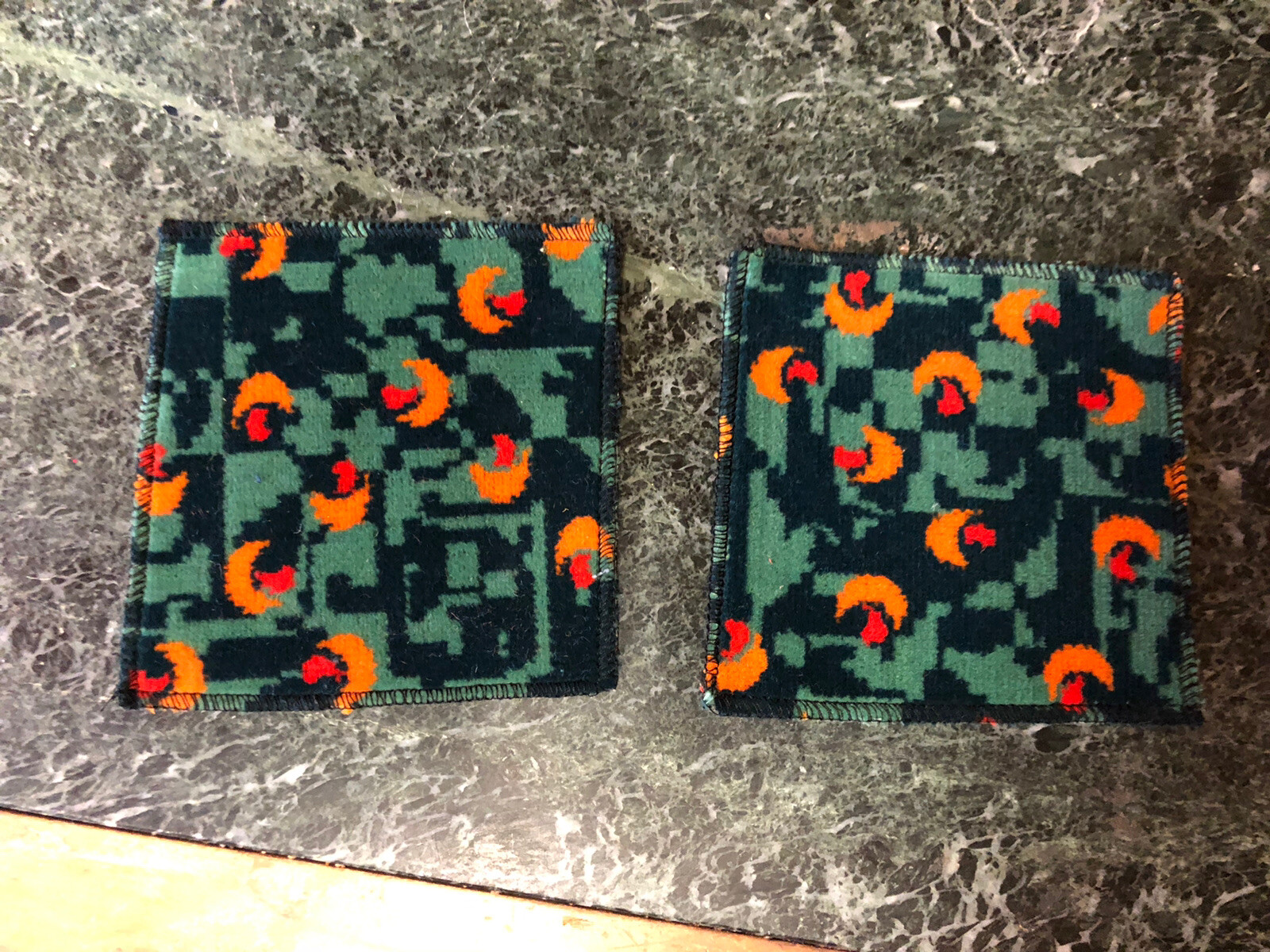 Stagecoach Green Beach Ball Bus Moquette Coaster/Sample (price per ...